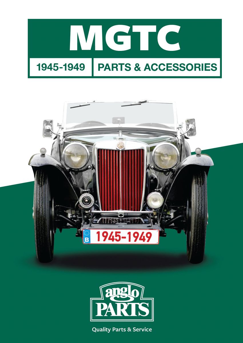 MG TC / PARTS CATALOGUE MGTC 1945-1949 | Webshop Anglo Parts