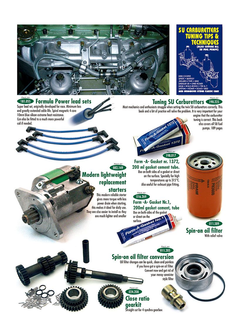 Engine improvements - Engine tuning - Accesories & tuning - MGC 1967-1969