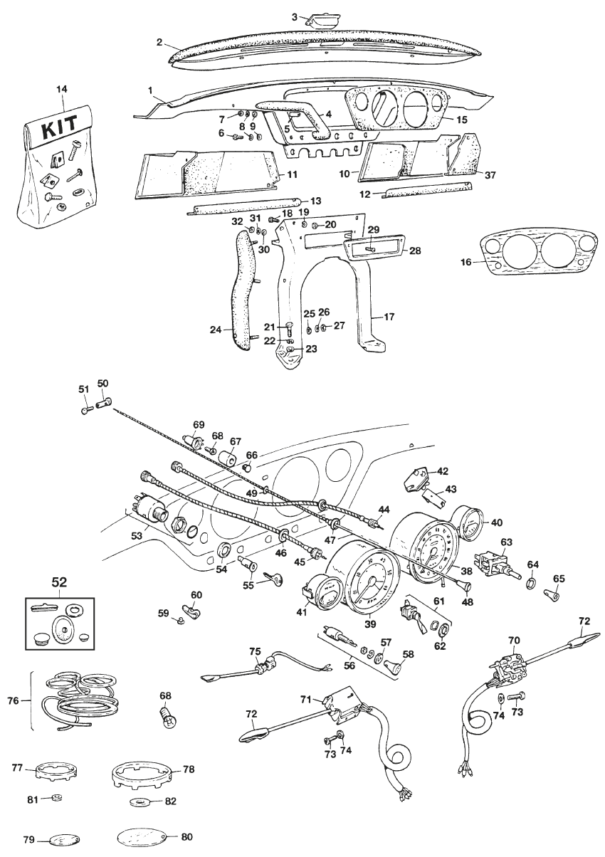 Dash instruments MKI, II, III - Dashboards & components - Interior ...