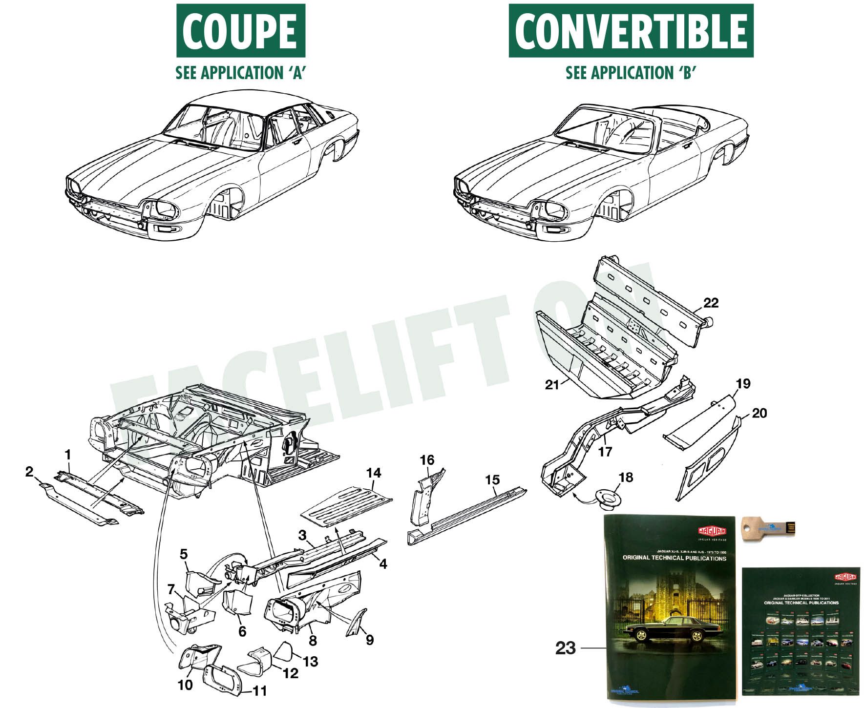 Facelift internal body parts - Internal panels - Body & Chassis ...