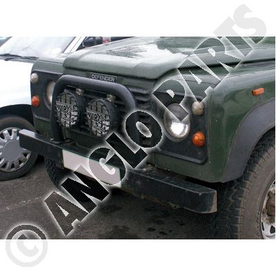 NUDGE 'A' BAR BLACK - Land Rover Defender 90-110 1984-2006