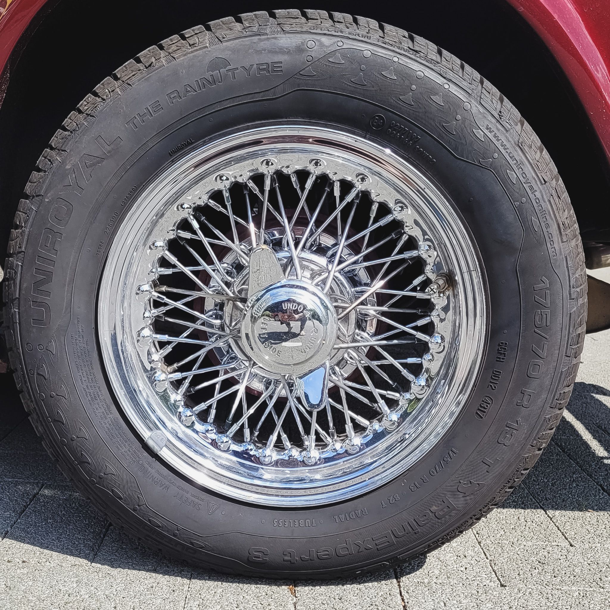 WIRE WHEEL, CONVERSION KIT / SPITFIRE (AP KIT) - Triumph Spitfire MKI ...