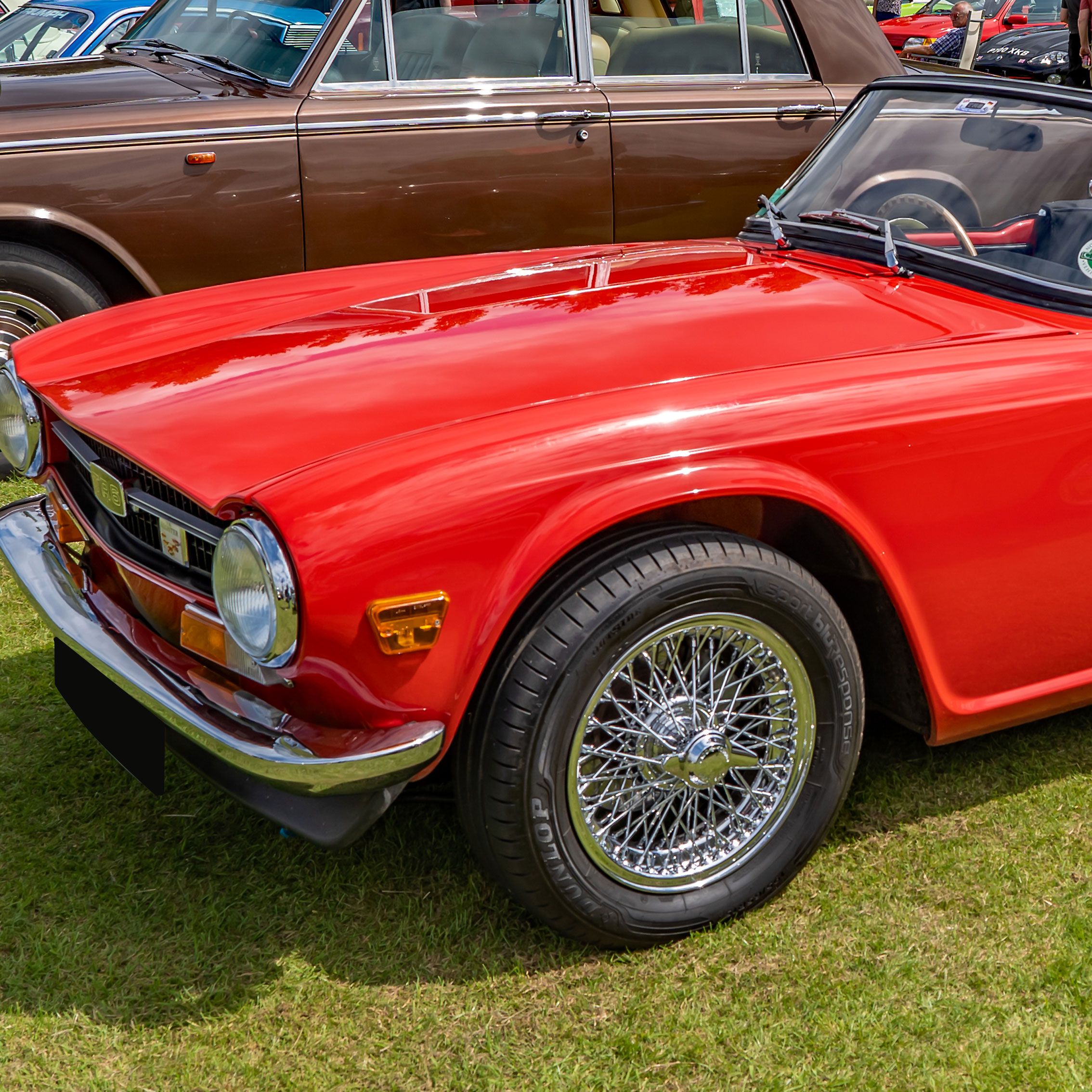 WIRE WHEEL, CONVERSION KIT, 5.5 / TR6 (AP KIT) - Triumph TR5-250-6 1967-'76