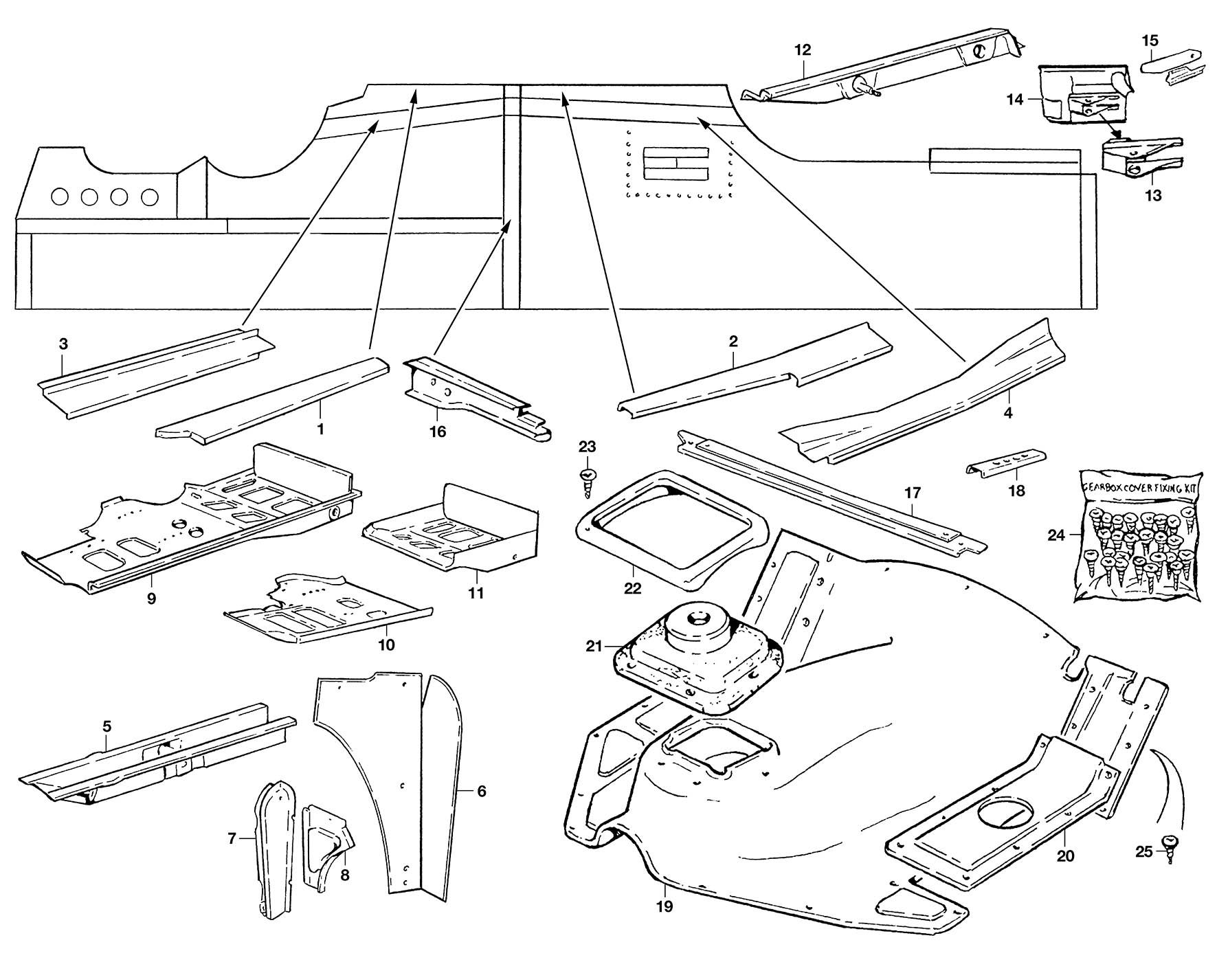 Internal panels | Morris Minor 1956-1971