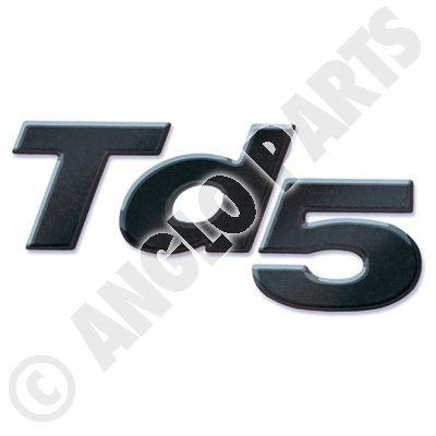 Td5 BADGE dark grey Land Rover Defender 90-110 1984-2006